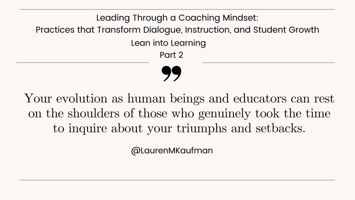 Leading Through a Coaching Mindset: Lean into Learning – Part 2 ...